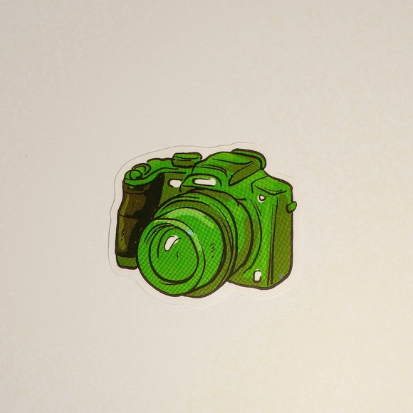Design | 110 Green Digital Camera Vsco Die Cut Sticker | Poshmark